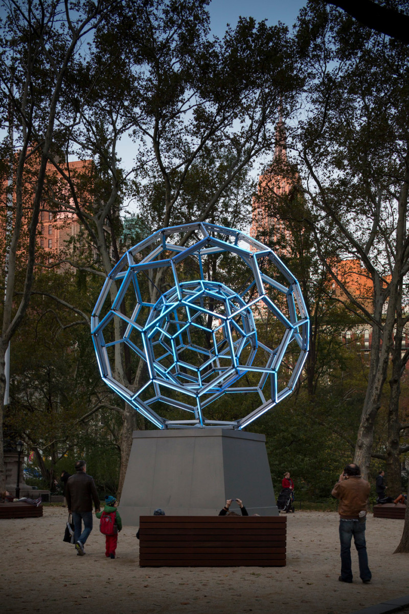 Leo Villareal: BUCKYBALL — Madison Square Park Conservancy