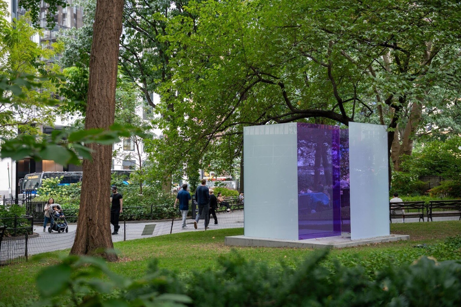Larry Bell: "Improvisations in the Park" — Madison Square Park Conservancy